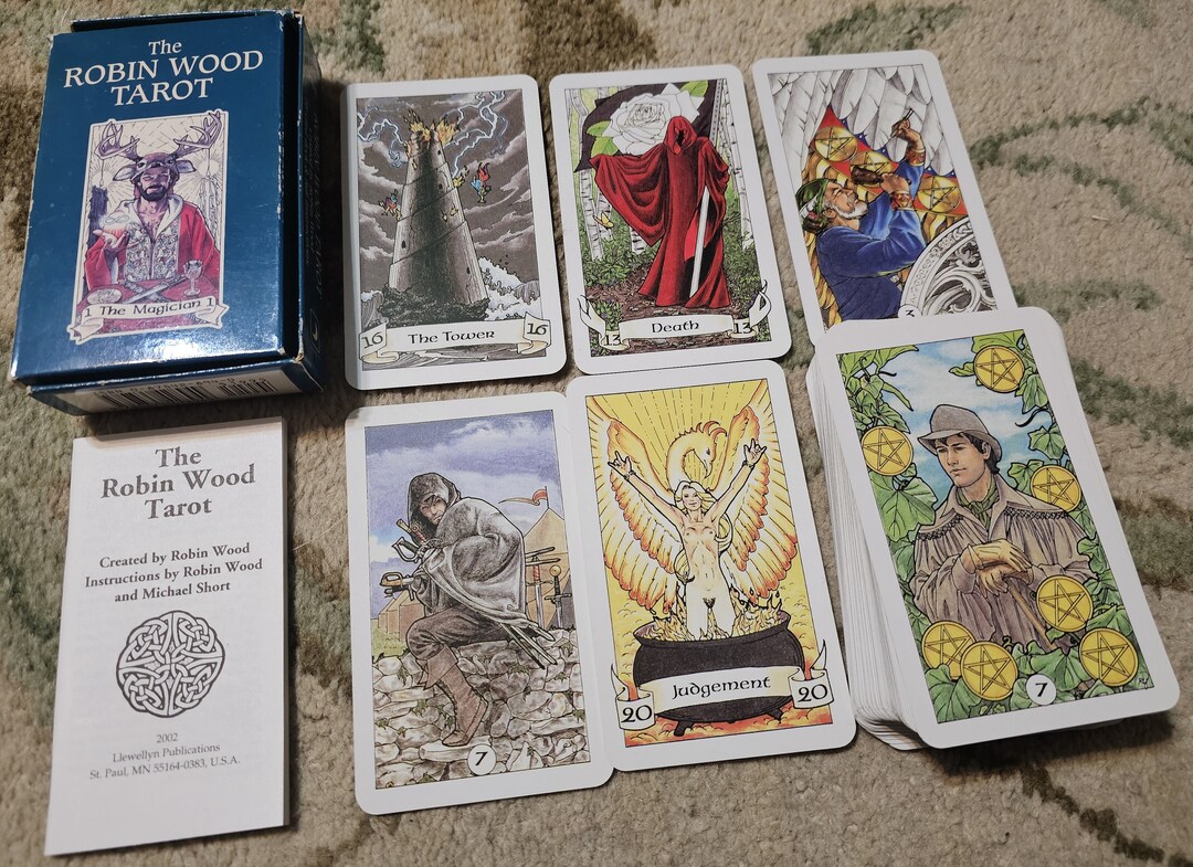 The Robin Wood Tarot Deck Complete 78 Cards - Etsy