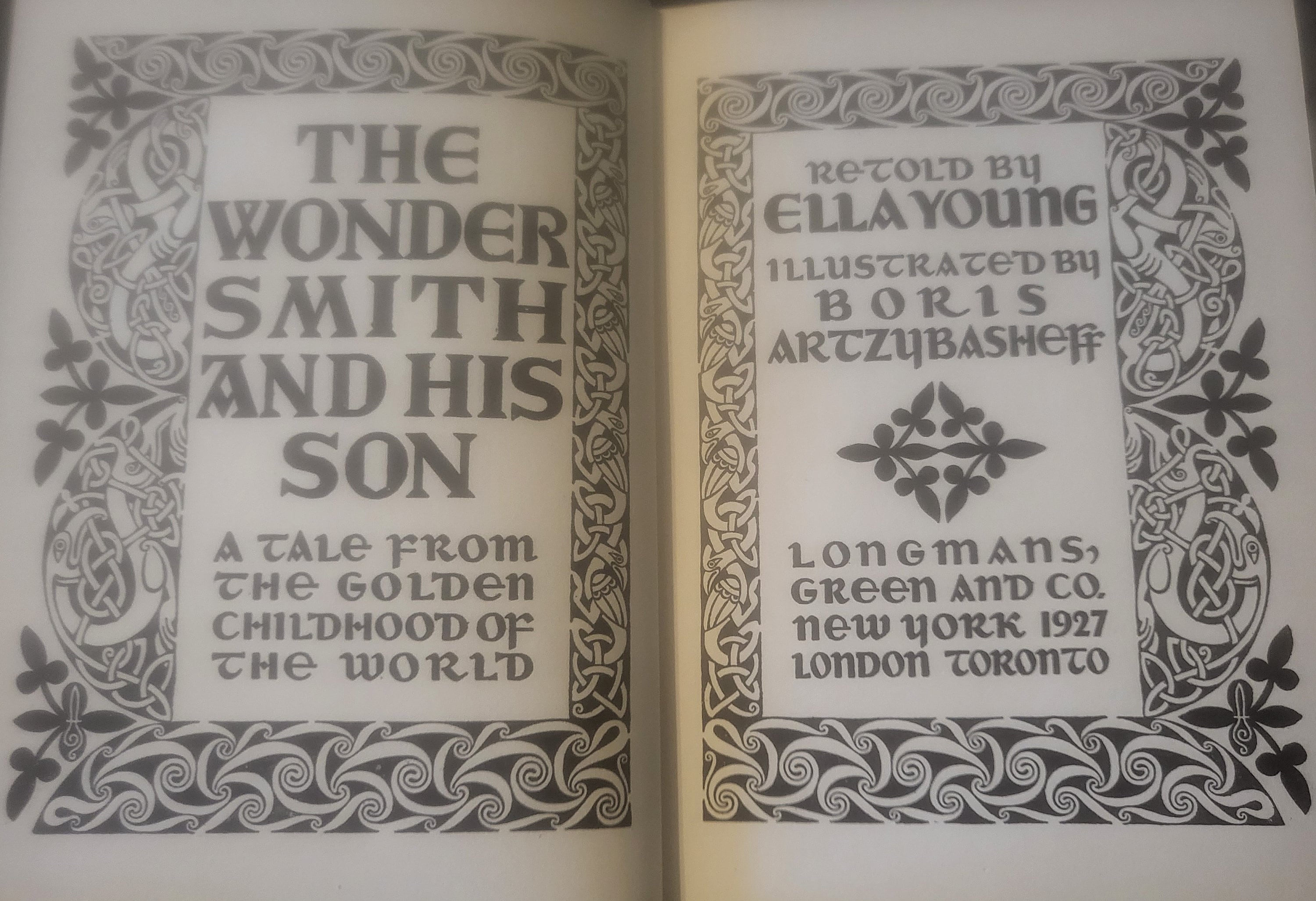 The Wonder-smith and His Son Illustrated by Boris Artzybasheff 1st ...