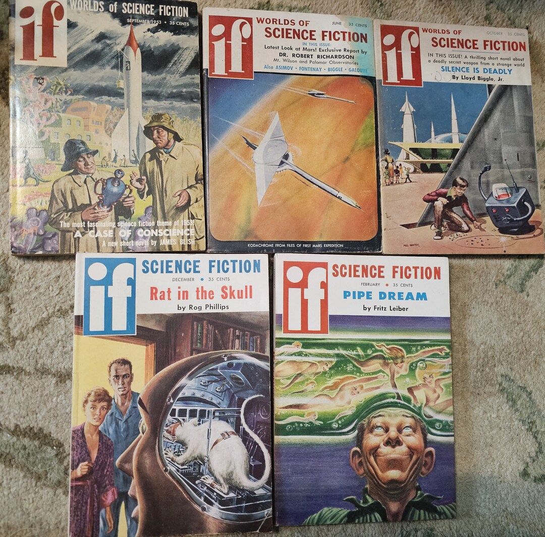 IF Science Fiction Magazine 1953 - 1959 9.99 Each - You Pick - Etsy