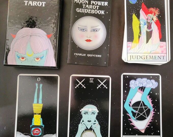 Moon Power Tarot Deck by Charlie Quintero - Etsy