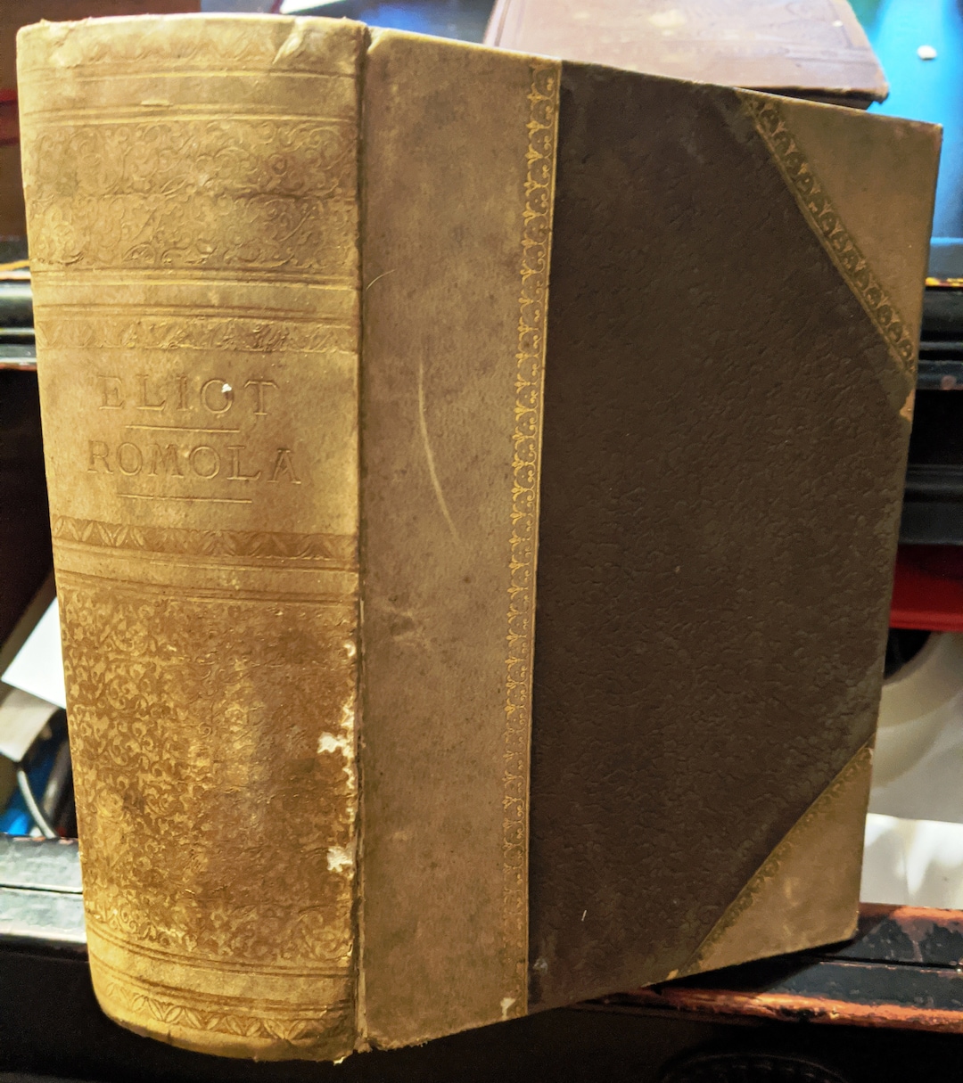 ROMOLA by George Eliot 2 Volumes in One Book Antique 1863 - Etsy