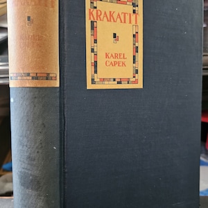 Krakatit by Karel Capek First Edition 1925 - Etsy