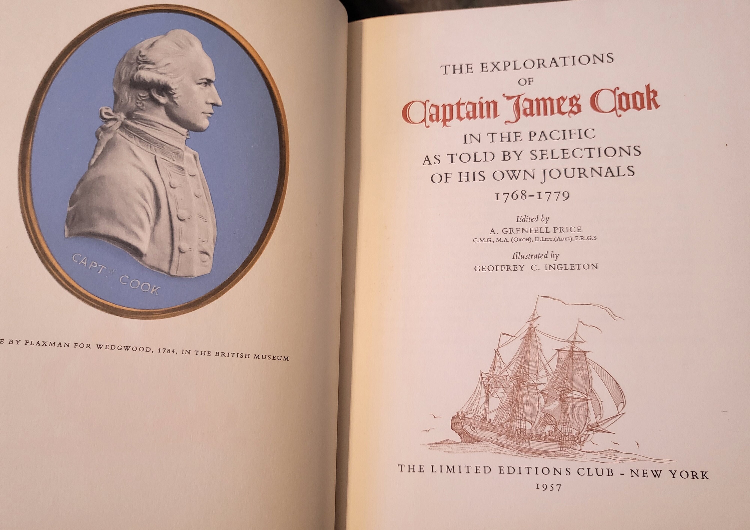 Limited Editions Club the Explorations of Captain James Cook - Etsy