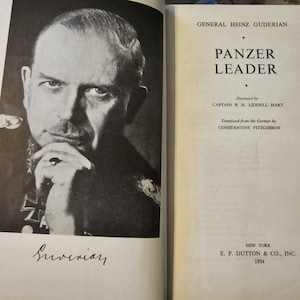 Panzer Leader by General Heinz Guderian First US Edition 1954 - Etsy