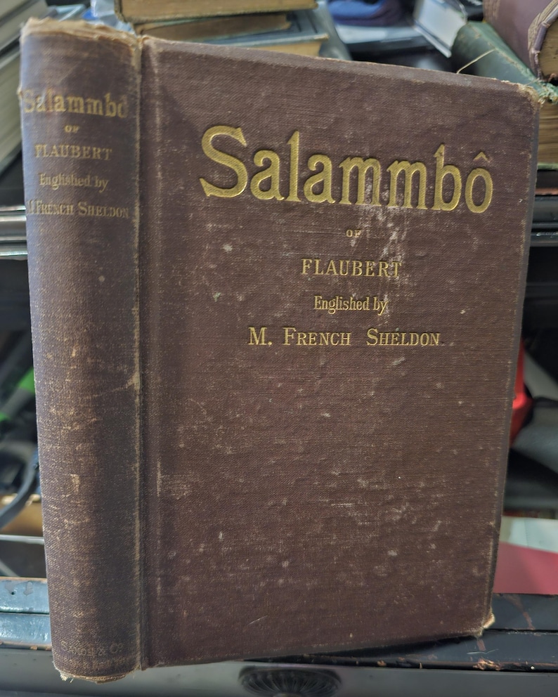Salammbo by Gustave Flaubert First English Edition 1886 - Etsy