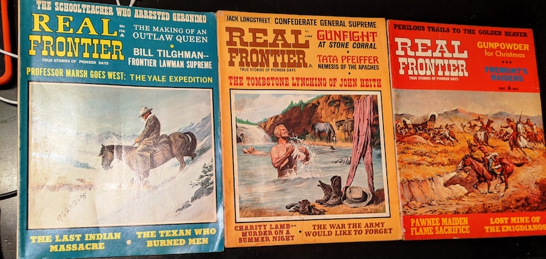 Real Frontier Vintage Western Magazines 1970 9.99 Each - You Pick - Etsy