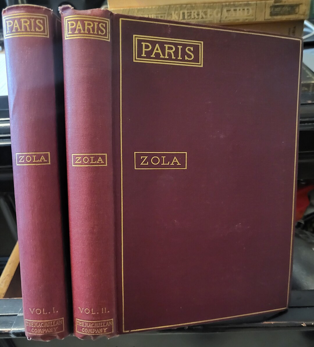 Paris by Emile Zola in 2 Volumes First American Edition 1898 - Etsy