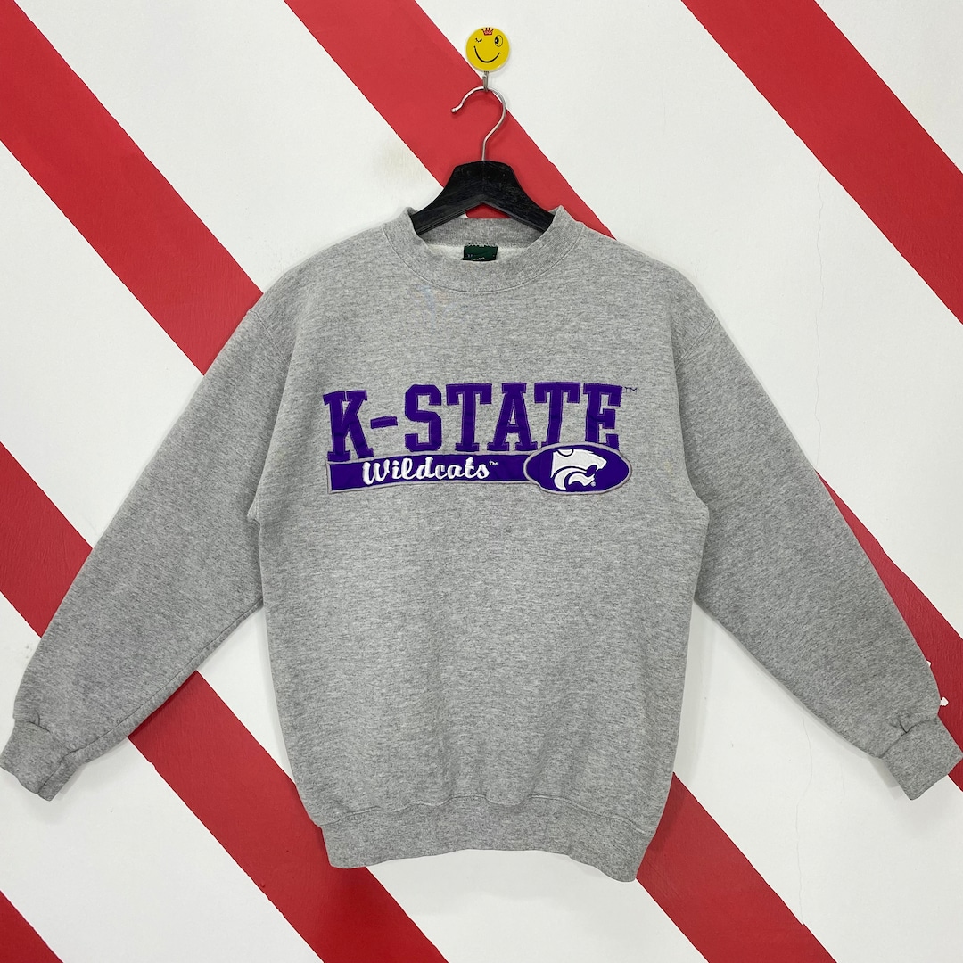 Vintage 90s Kansas State Wildcats Sweatshirt Kansas State - Etsy