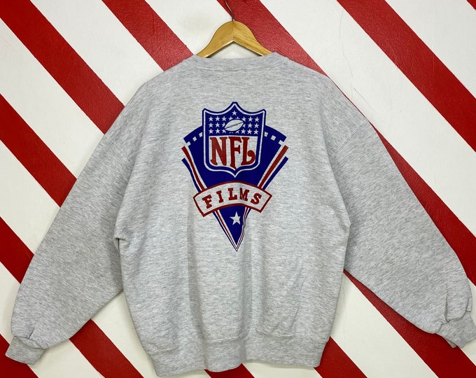Vintage 90s NFL Sweatshirt NFL Crewneck NFL Films Sweater Pullover ...