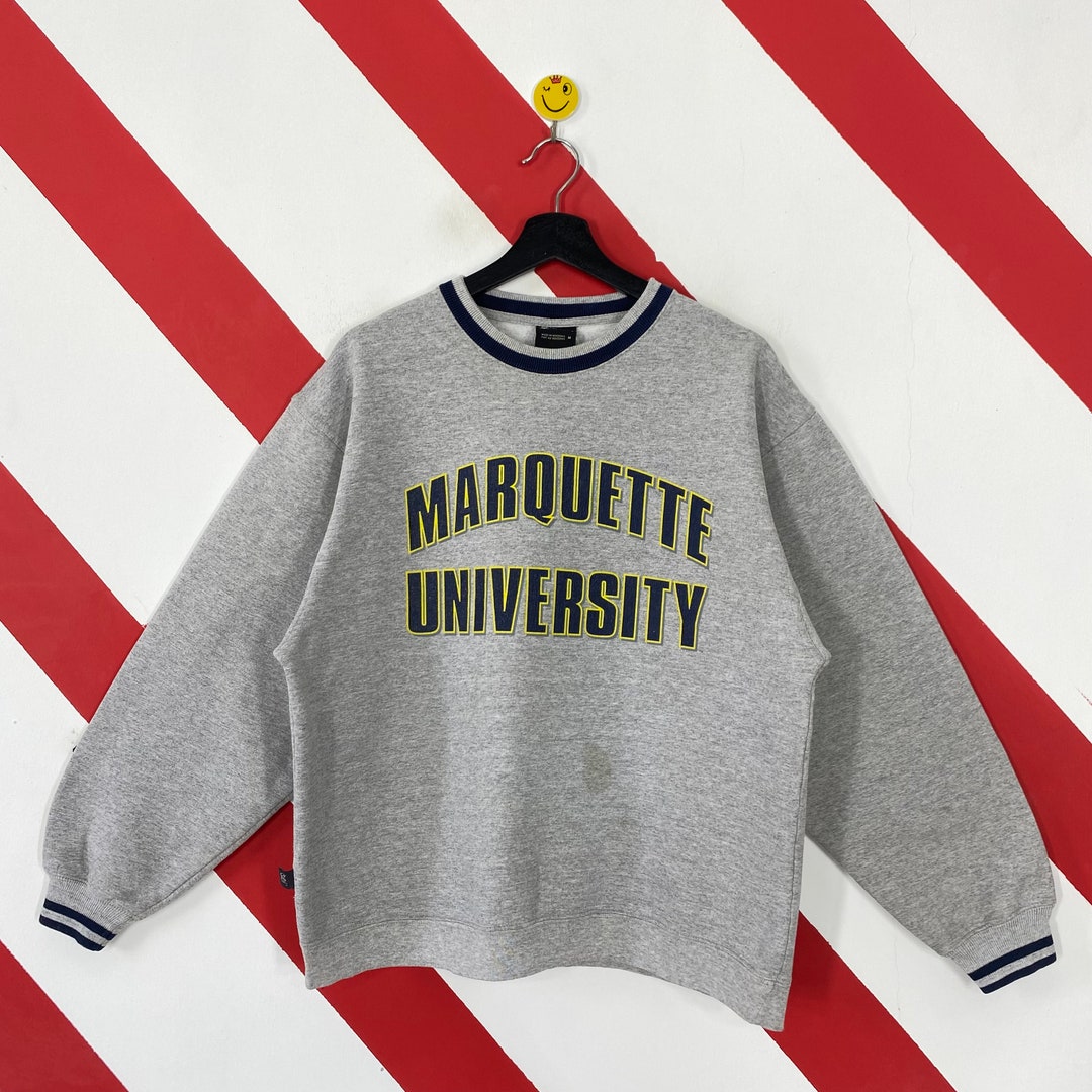 Vintage Marquette University Sweatshirt Marquette Crewneck Marquette ...