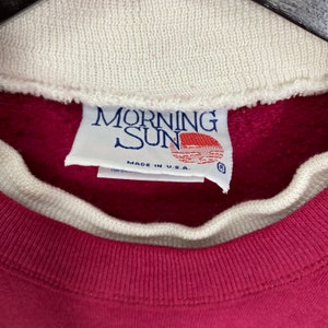 Vintage 90s Morning Sun Sweatshirt Morning Sun Crewneck - Etsy