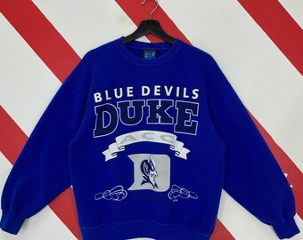 Blue 90s Duke Sweater - Etsy