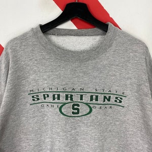 Vintage Michigan State University Sweatshirt Spartans Crewneck Michigan ...