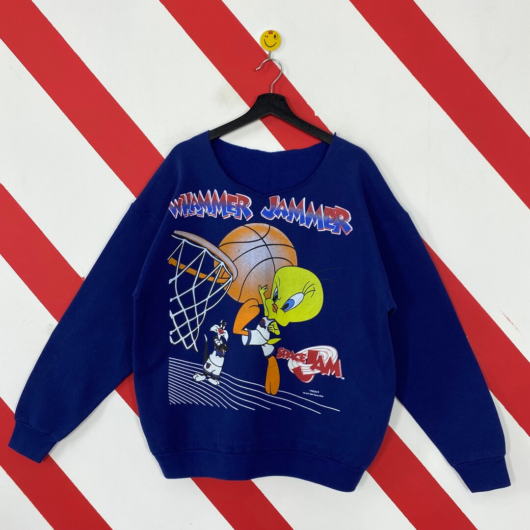 Vintage 90s Warner Bros Sweatshirt Coyote Crewneck Sylvester Tweety ...