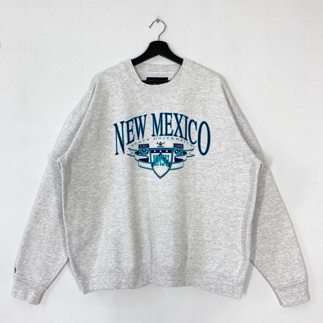 Vintage 90s New Mexico State University Sweatshirt New Mexico State ...