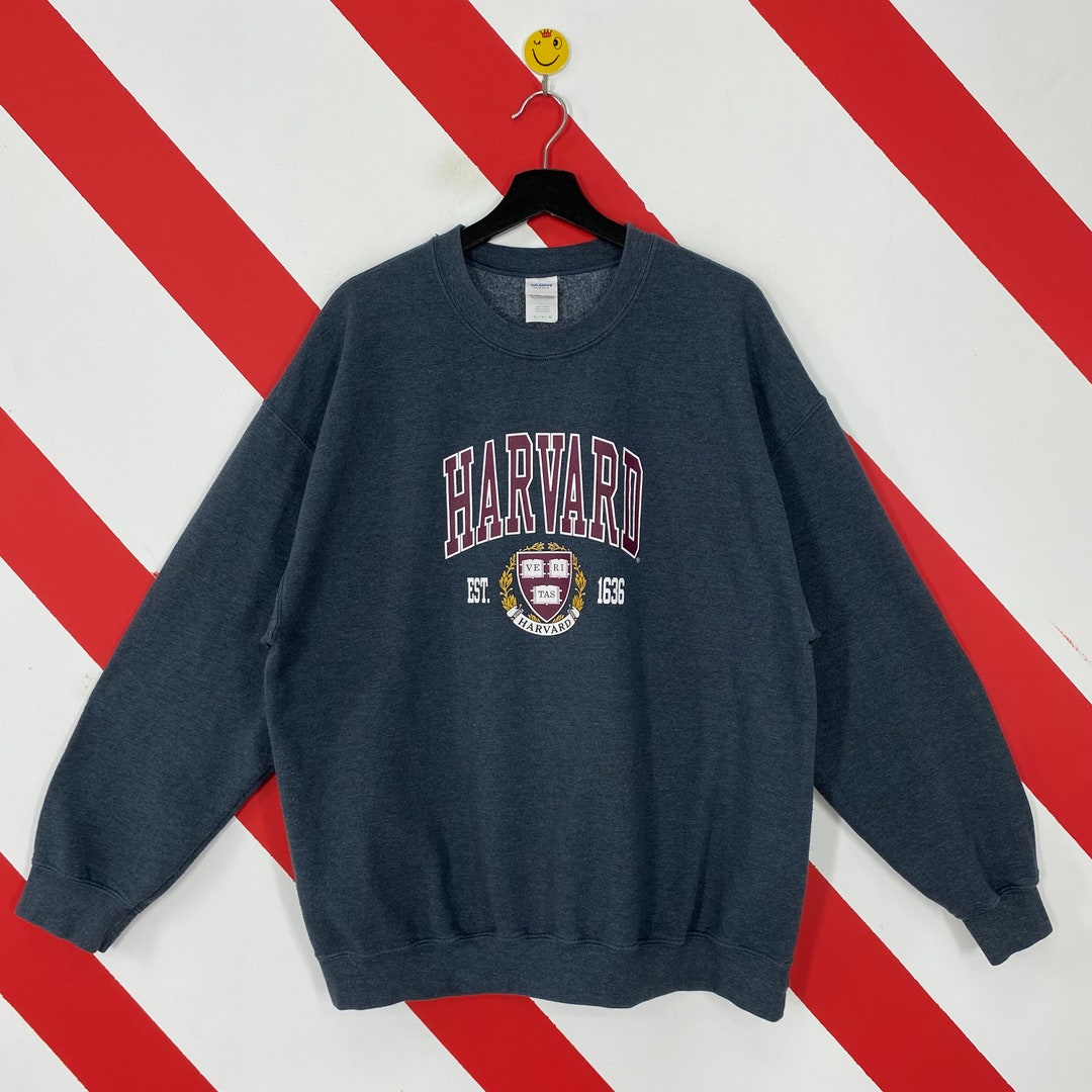University Harvard Sweatshirt Harvard Crewneck Harvard Sweater Pullover ...