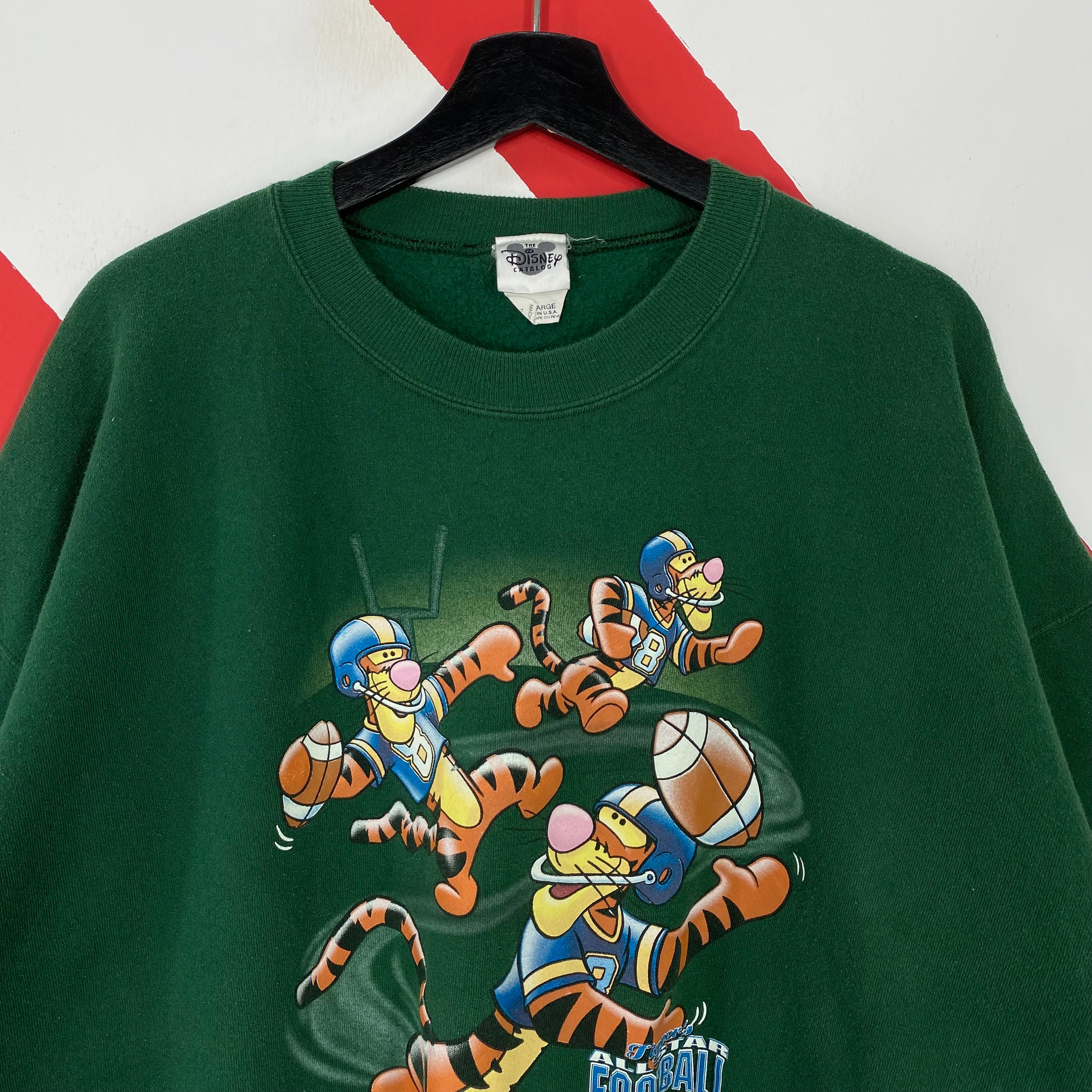 Vintage 90s Tigger Sweatshirt Tigger Crewneck Walt Disney - Etsy