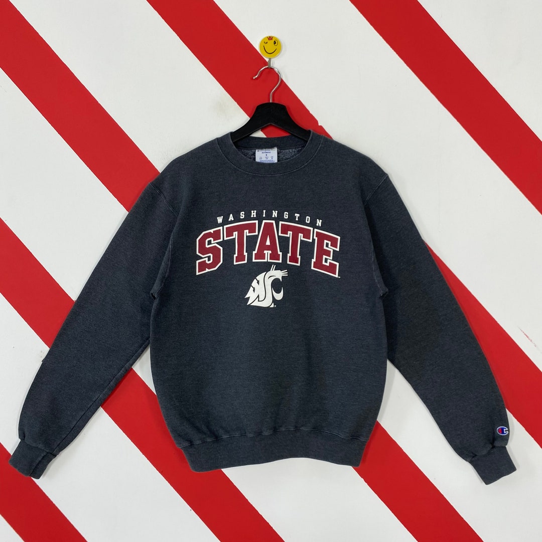 Vintage Washington State University Sweatshirt Washington Crewneck ...