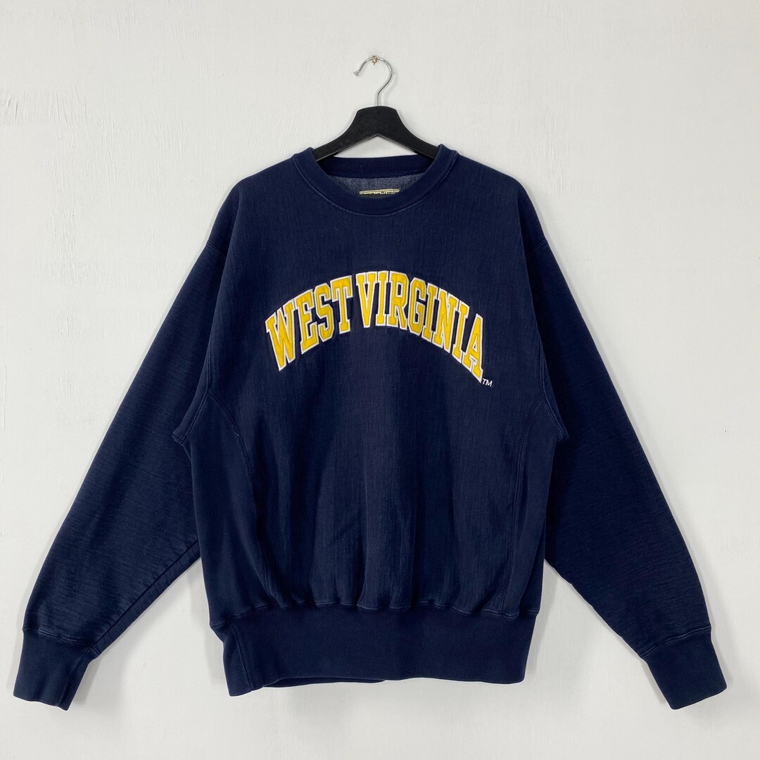 Vintage West Virginia University Sweatshirt West Virginia Crewneck West ...