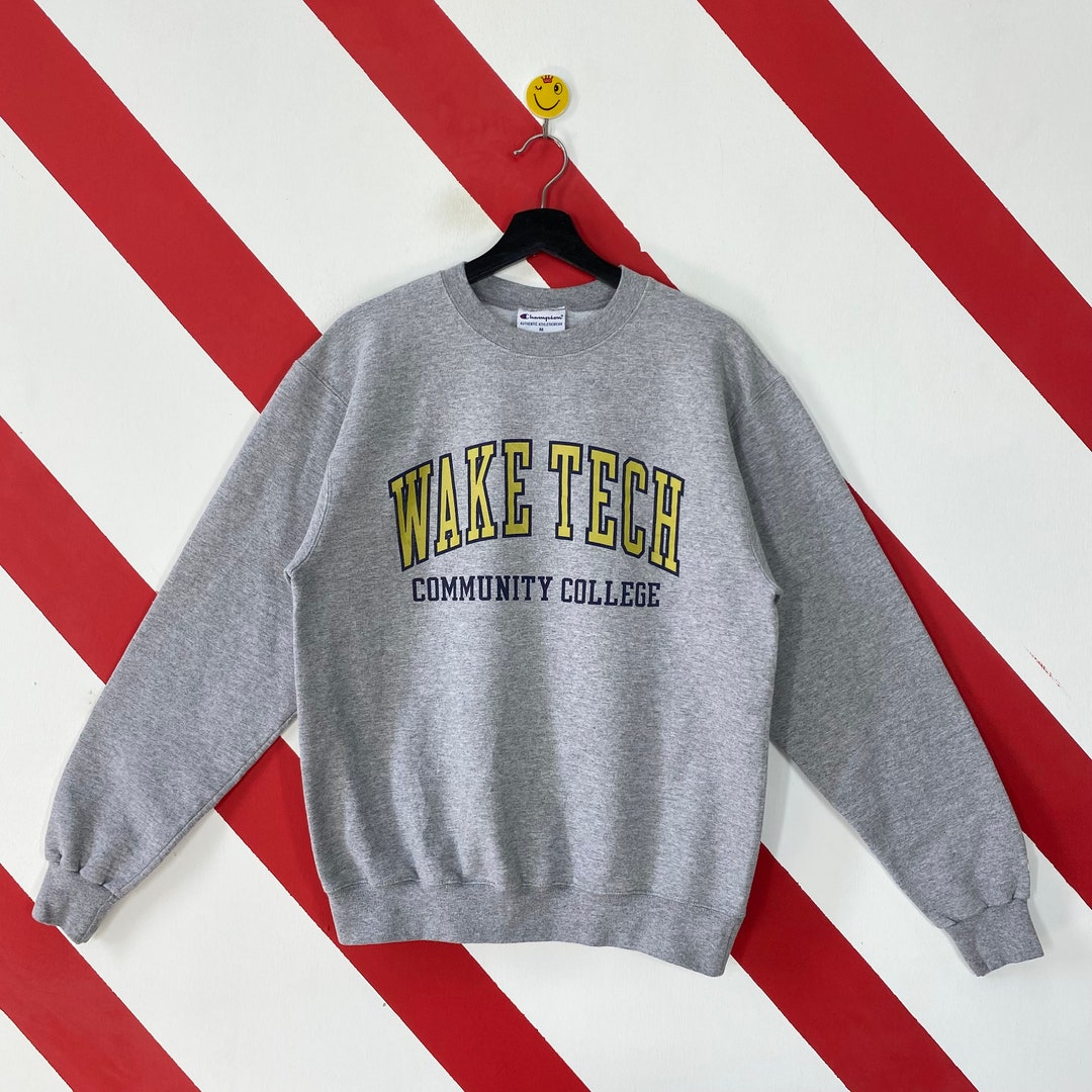 Vintage Wake Technical Community College Sweatshirt Wake Tech Crewneck ...