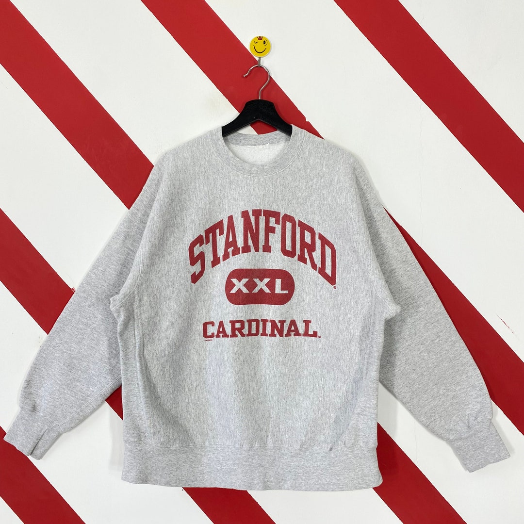 Vintage 90s Stanford University Sweatshirt Stanford Crewneck Stanford Sweater Pullover Stanford ...
