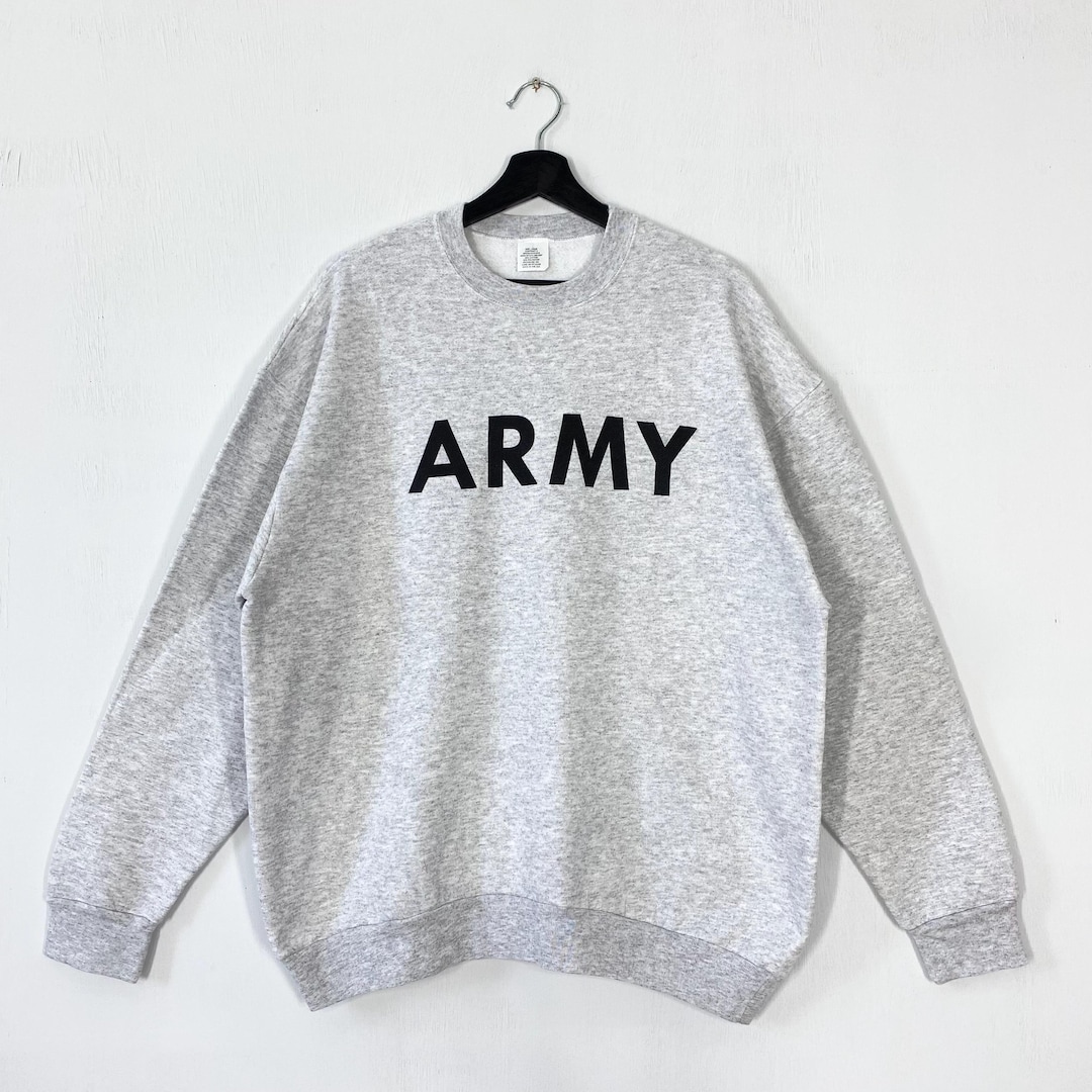Vintage 90s US Army Sweatshirt Military Army Crewneck Fort Benning ...