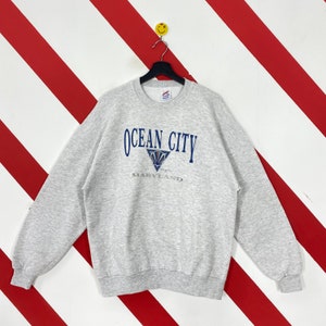 Vintage 90s Ocean City Sweatshirt Ocean City Crewneck Ocean City ...