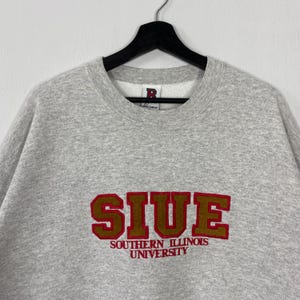 Vintage 90s Southern Illinois University Sweatshirt Illinois Crewneck ...