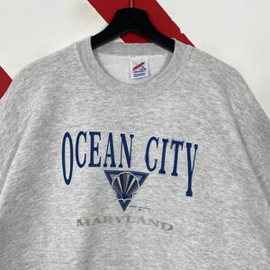Vintage 90s Ocean City Sweatshirt Ocean City Crewneck Ocean City ...