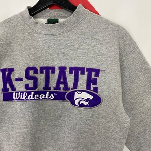 Vintage 90s Kansas State Wildcats Sweatshirt Kansas State - Etsy