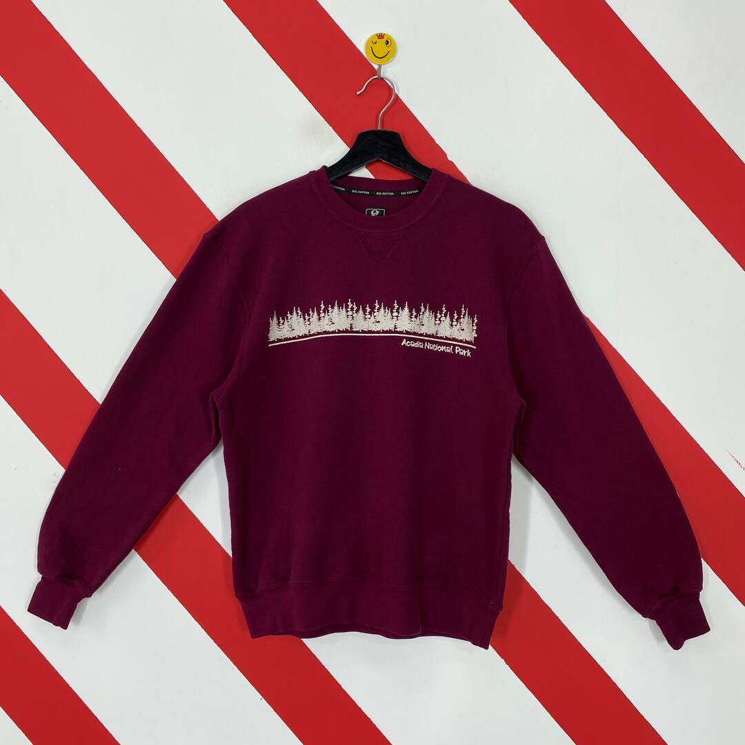 Vintage Acadia National Park Sweatshirt Acadia Crewneck Acadia National ...