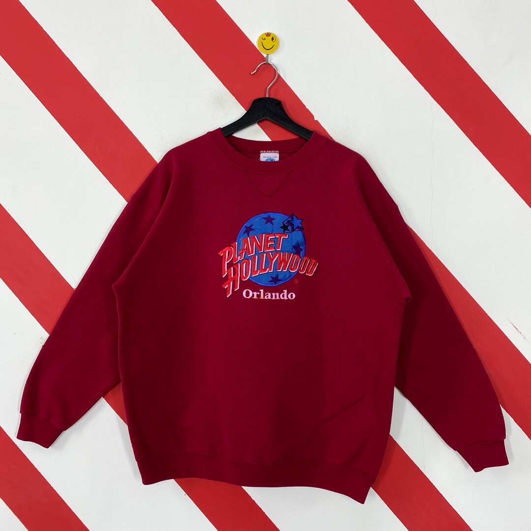 Vintage 90s Planet Hollywood Sweatshirt Planet Hollywood Crewneck ...