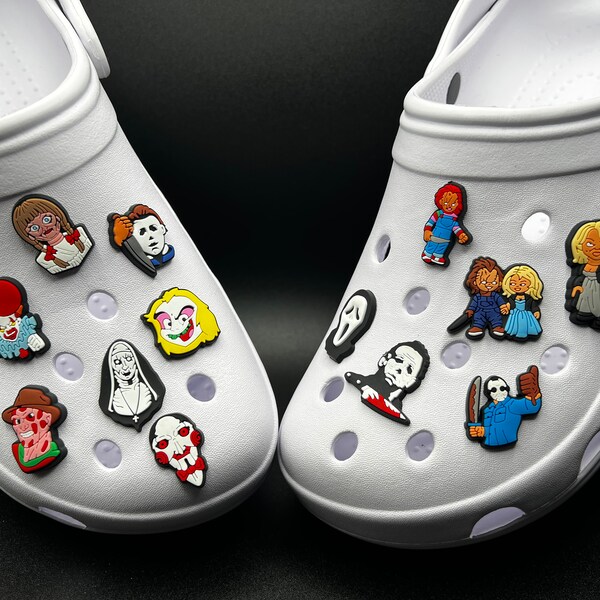 Horror Charms Crocs - Etsy