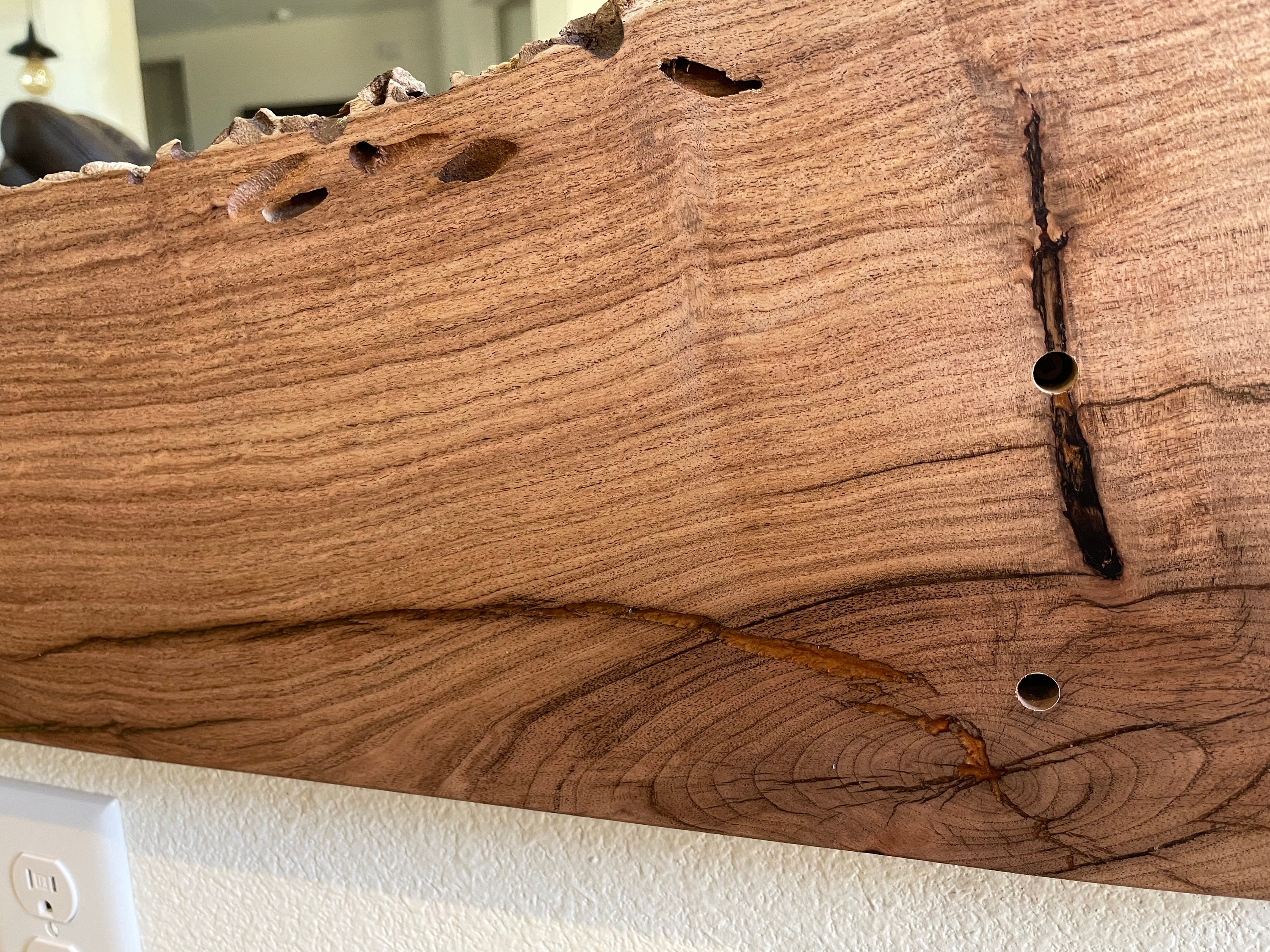 Live Edge Mirror Frame - Etsy