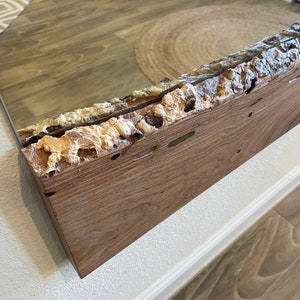 Live Edge Mirror Frame - Etsy