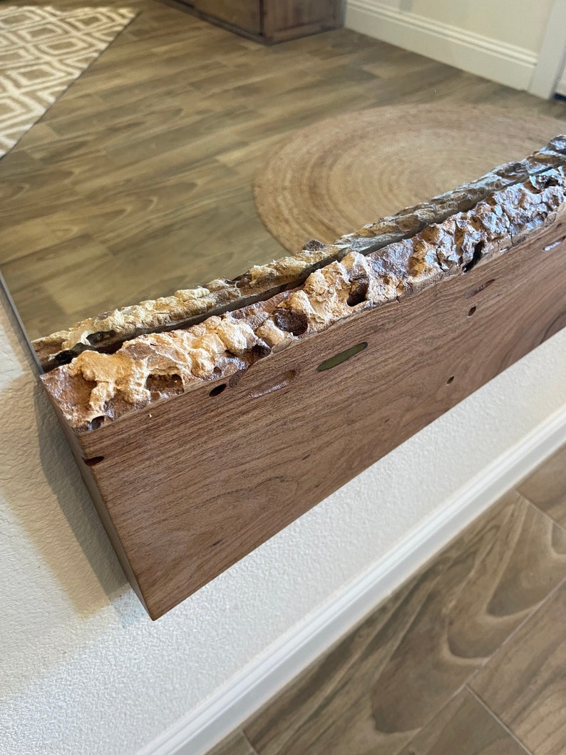 Live Edge Mirror Frame - Etsy