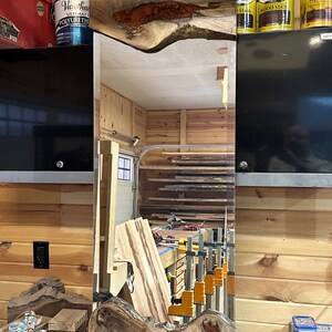 Live Edge Mirror Frame - Etsy