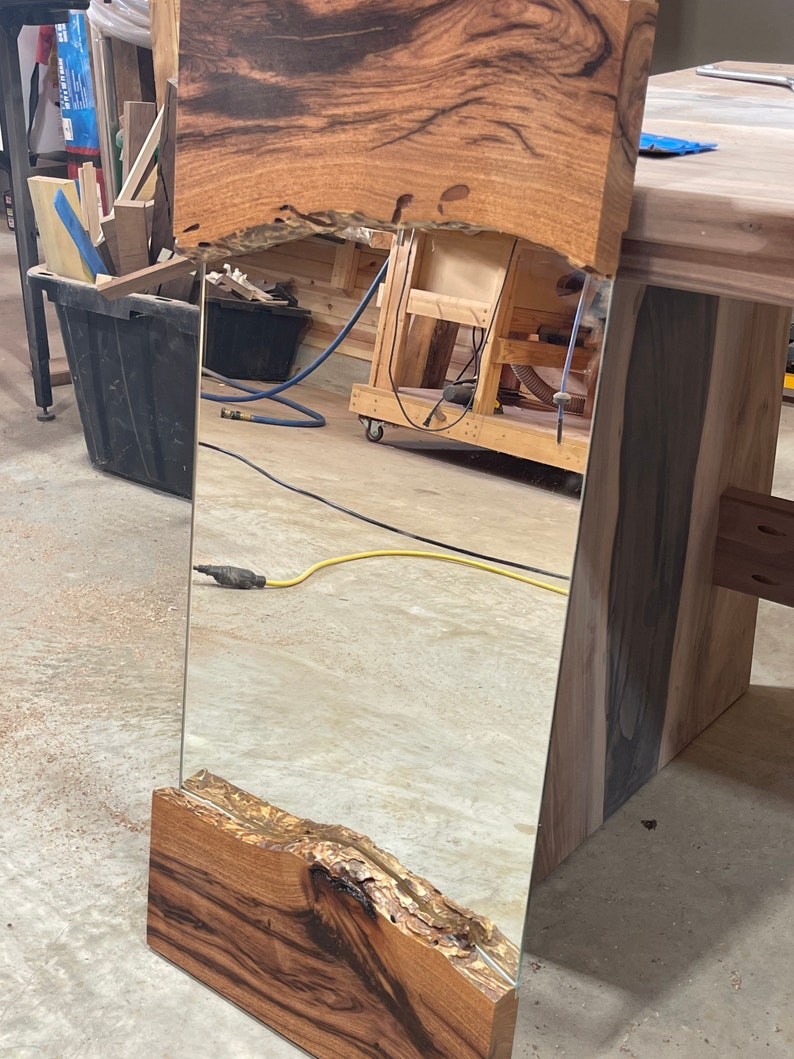 Live Edge Mirror Frame - Etsy