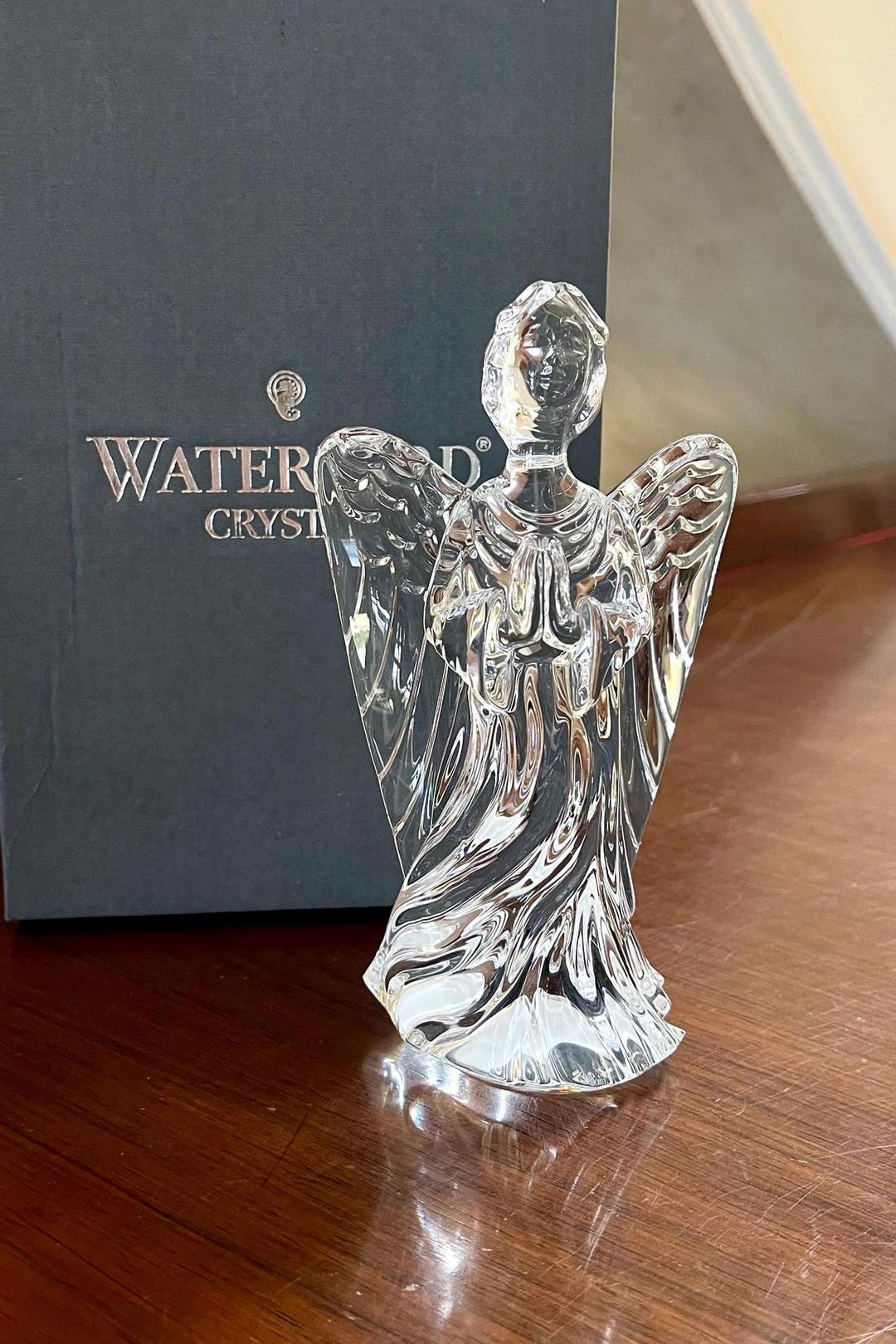 Waterford Crystal Guardian Angel 6” Figurine New in Box; Waterford ...