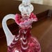 Fenton Glass Cranberry Opalescent Drapery Optic Cruet - Etsy