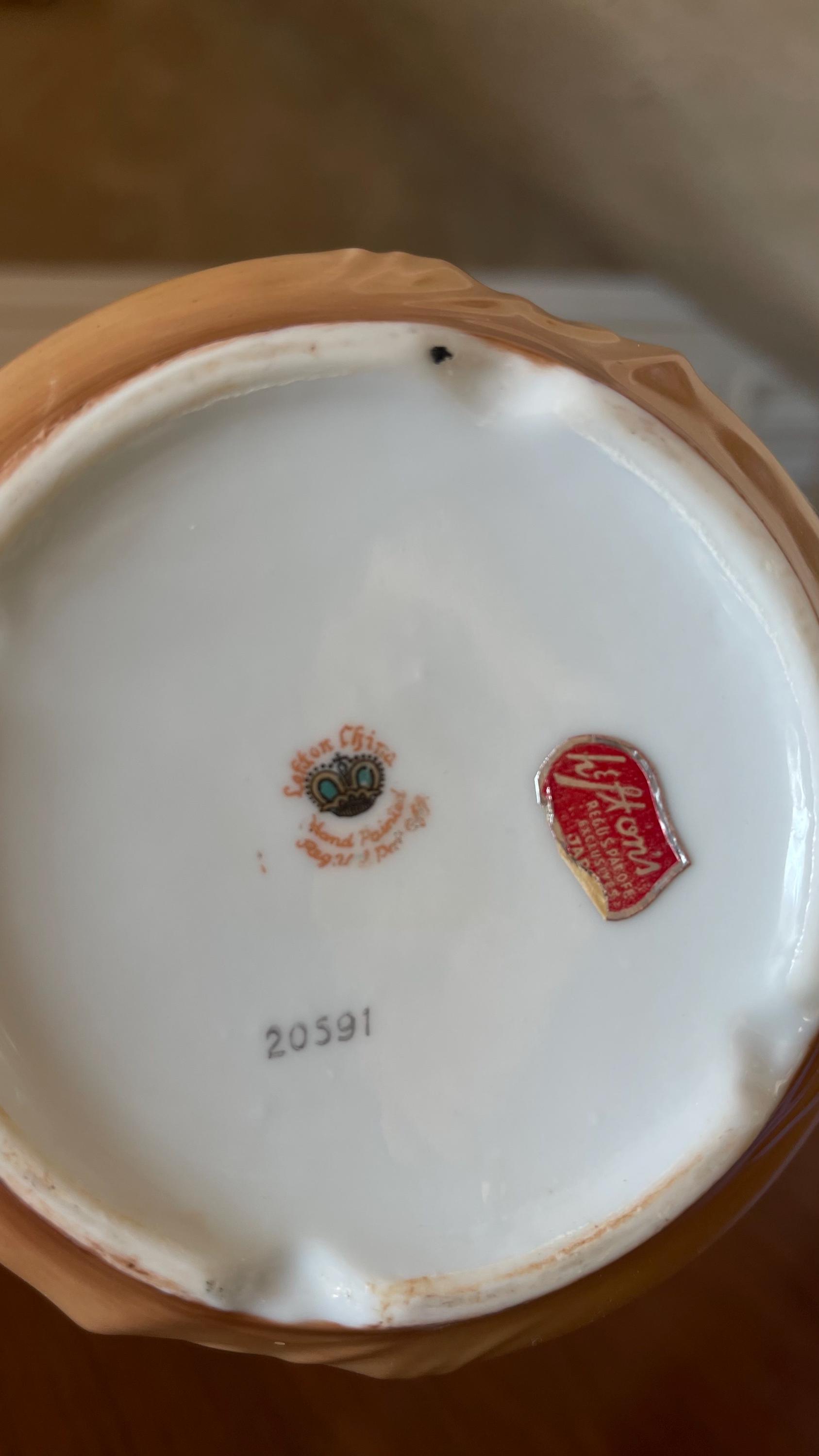 Vintage Lefton China Porcelain Teapot Hand Painted Fruit Made in Japan ...