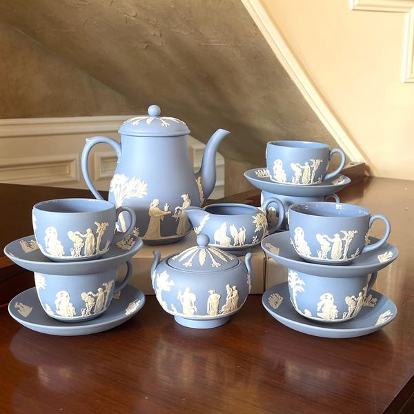 Jasperware Tea Sets - Etsy