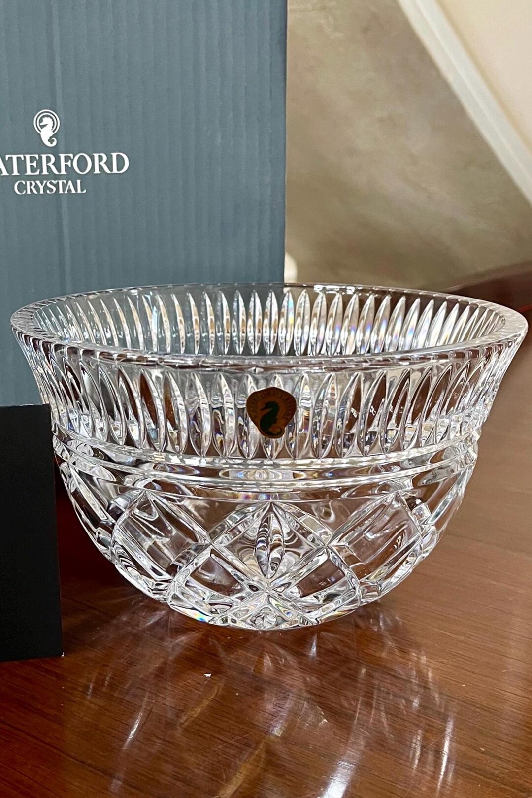 Waterford Crystal 8” Eastbridge Bowl New in Box; Waterford Bowl Brand ...