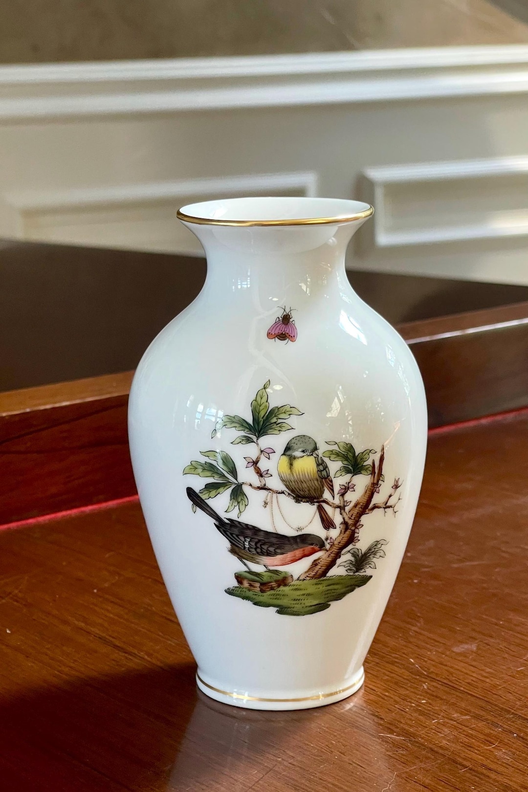 Herend, Hungary 5 1/2 Rothschild Bird Vase - Etsy