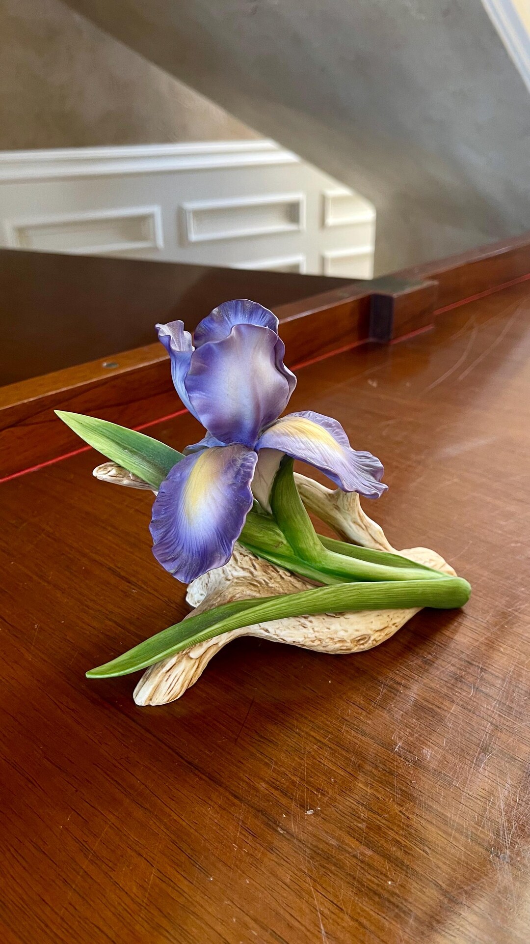 Andrea by Sadek Purple Mere Iris Figurine 1984 Made in Japan - Etsy