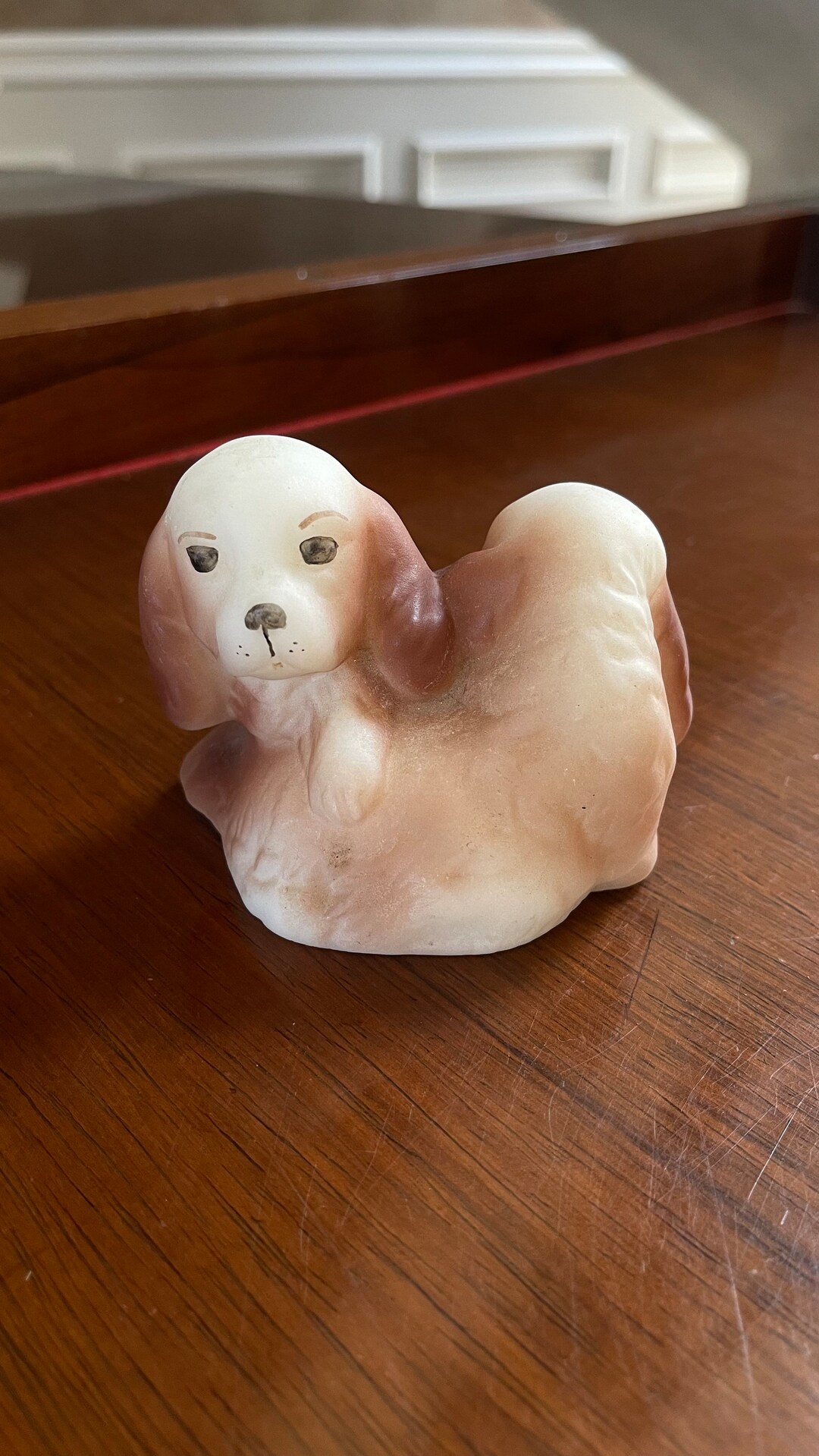 Fenton Glass Dogs Figurine Paperweight; Vintage Fenton Glass Dog - Etsy