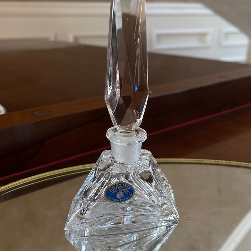 Czech Perfume Bottle - Etsy