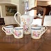 5 Pc. Set Vintage Victorian Style Porcelain Tea Set; Victorian Roses ...