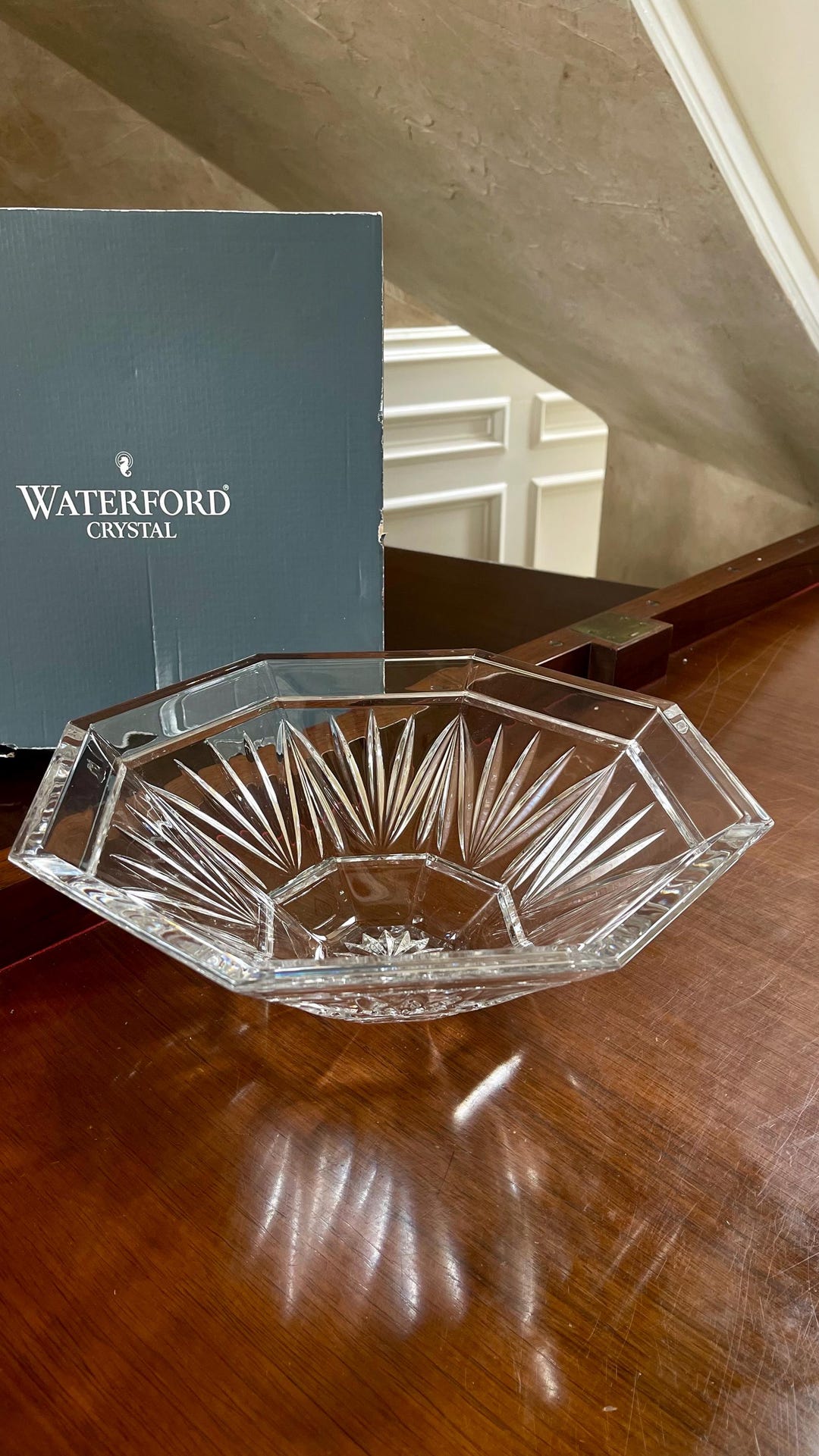 Waterford Crystal 13” Millay Bowl New in Box; Waterford Bowl Brand New ...