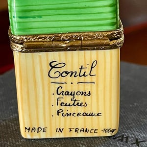 Limoges Crayons Back to School Trinket Box; Limoges Trinket Box ...